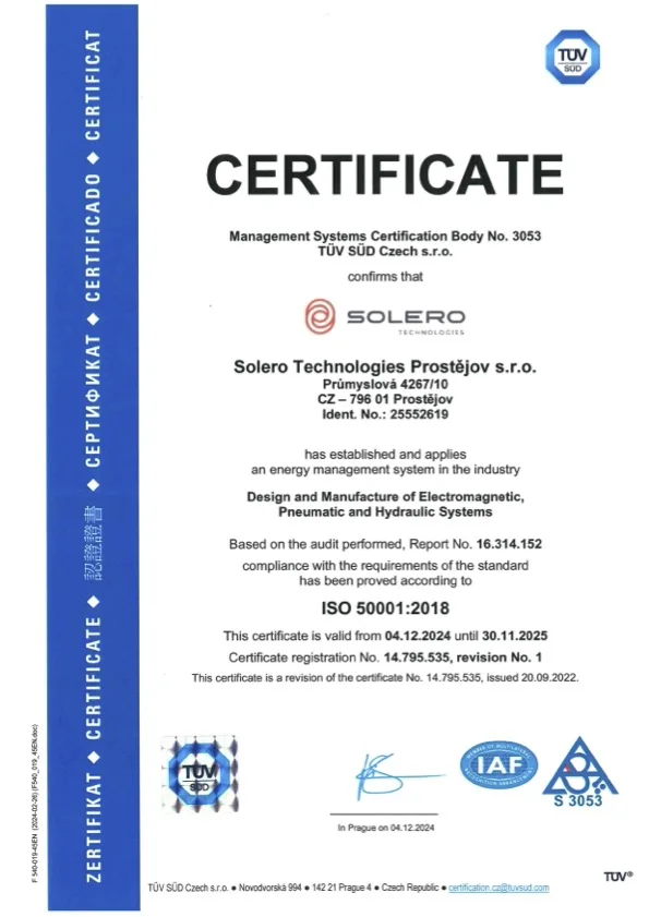 Location Prostějov - Solero Technologies